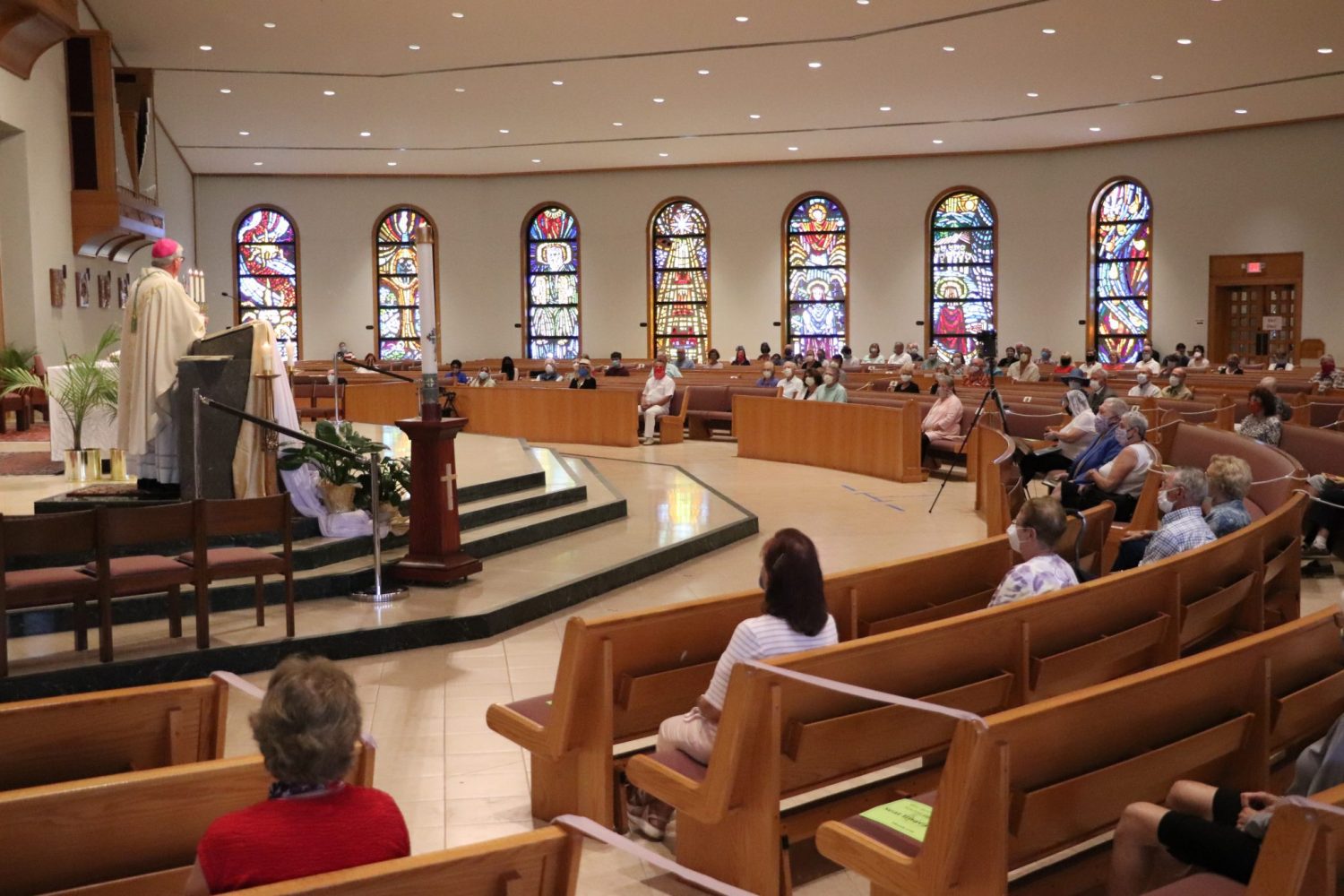 First public Sunday Mass since mid-March brings joy, hope - Diocese of ...