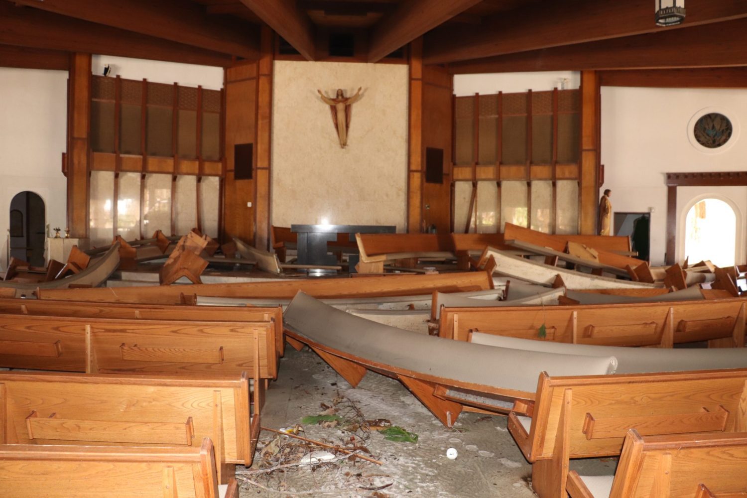 Ascension Parish and monastery clean-up begins - Diocese of Venice
