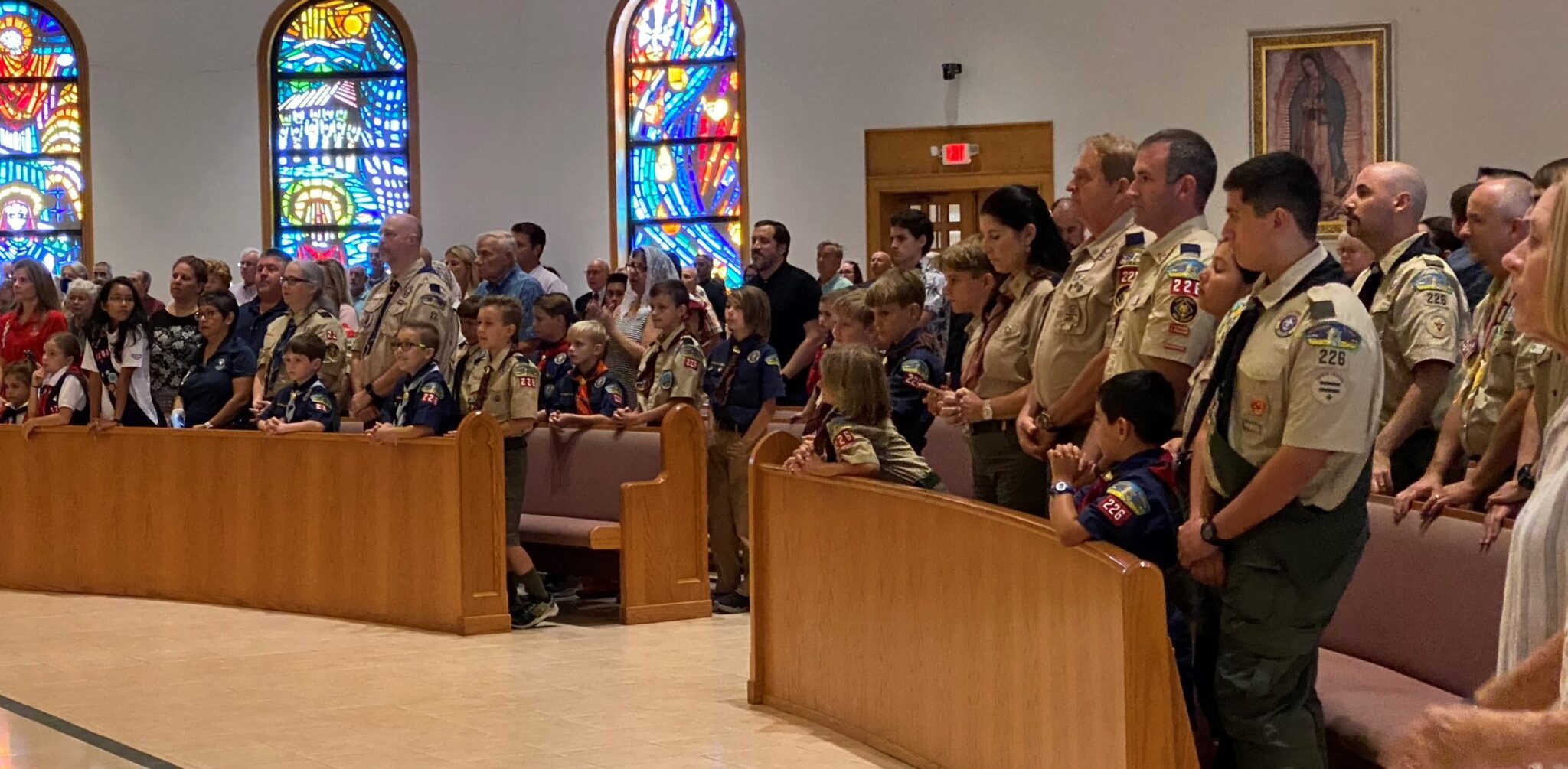 Scouting Awards presented - Diocese given top honors - Diocese of Venice