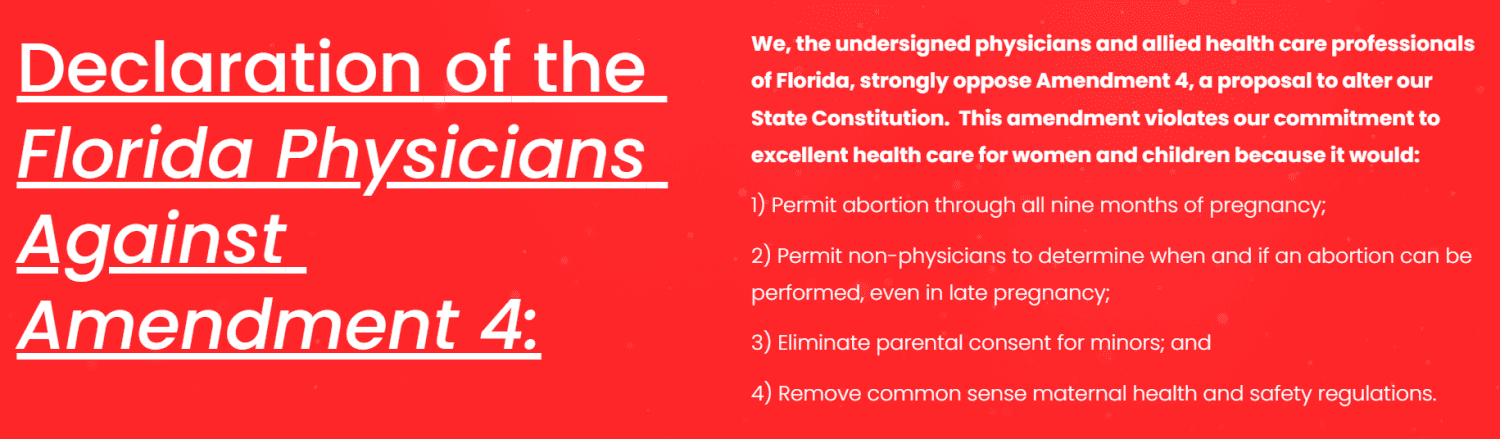 Local Doctors Sound the Alarm! The Dangers of Amendment 4 - Diocese of ...