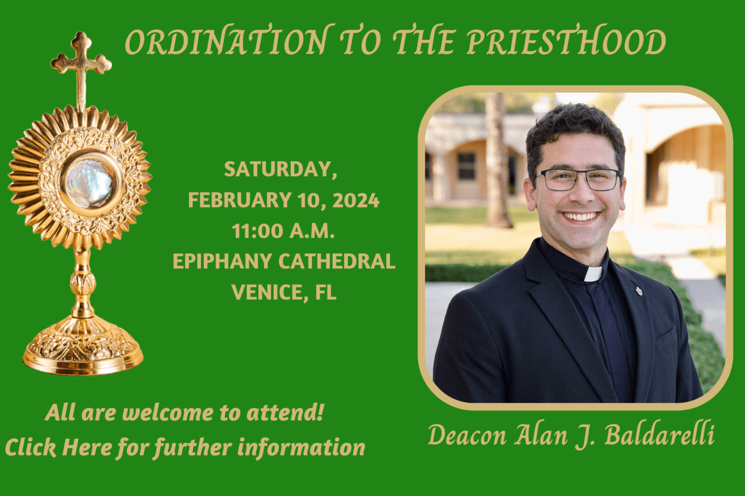 Ordination to the Priesthood - Diocese of Venice