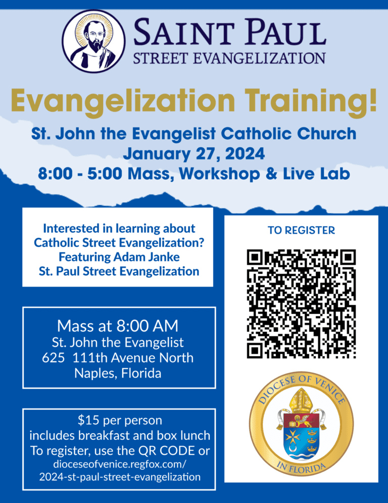 Saint Paul Street Evangelization - Diocese of Venice